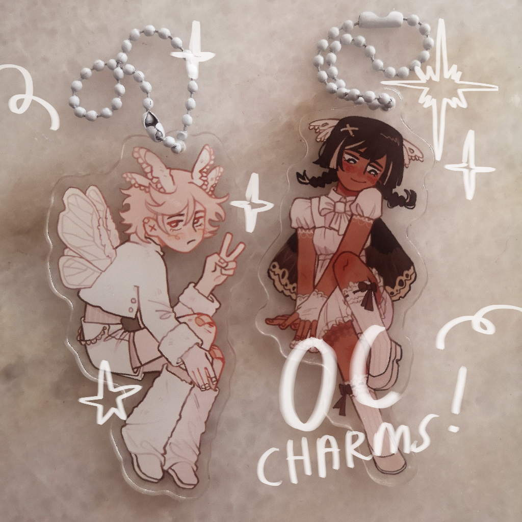 Original Character Acrylic Charms | Shopee Malaysia