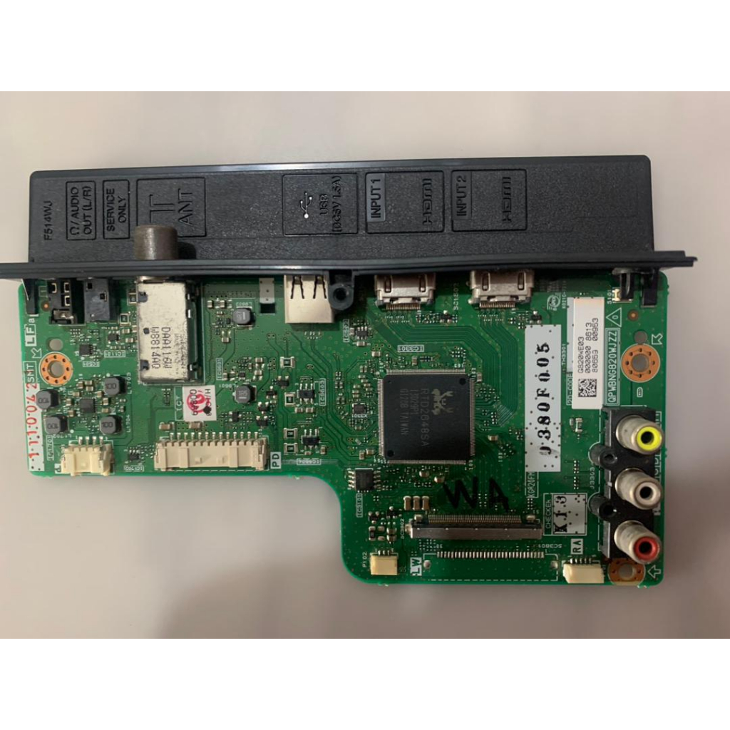 (KL) TV SHARP LED 40 LC-40SA5100M MAIN BOARD QPWBNG820WJZZ (USED ...