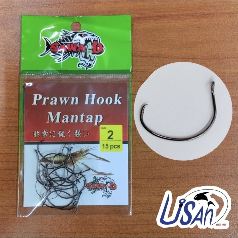 🔥FAST SHIP🔥SAWA-D PRAWN HOOK MANTAP MATA KAIL UDANG CIRCLE HOOK ...