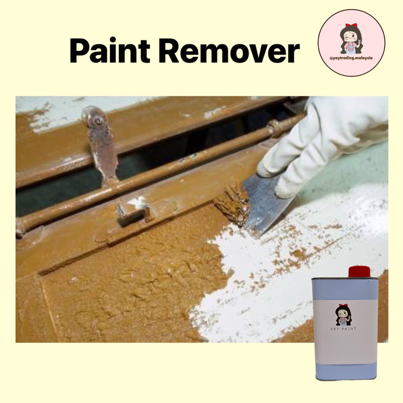 0.5L / 1L / 3L YAY Paint Remover for Steel / Iron / Metal | Shopee Malaysia