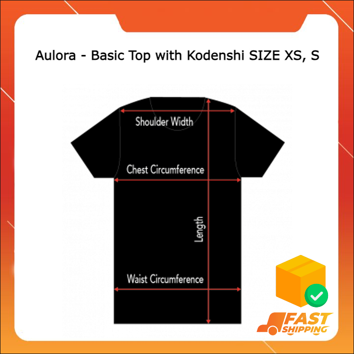 Aulora Basic Classic Top with Kodenshi (Size XS ,S) | Shopee Malaysia