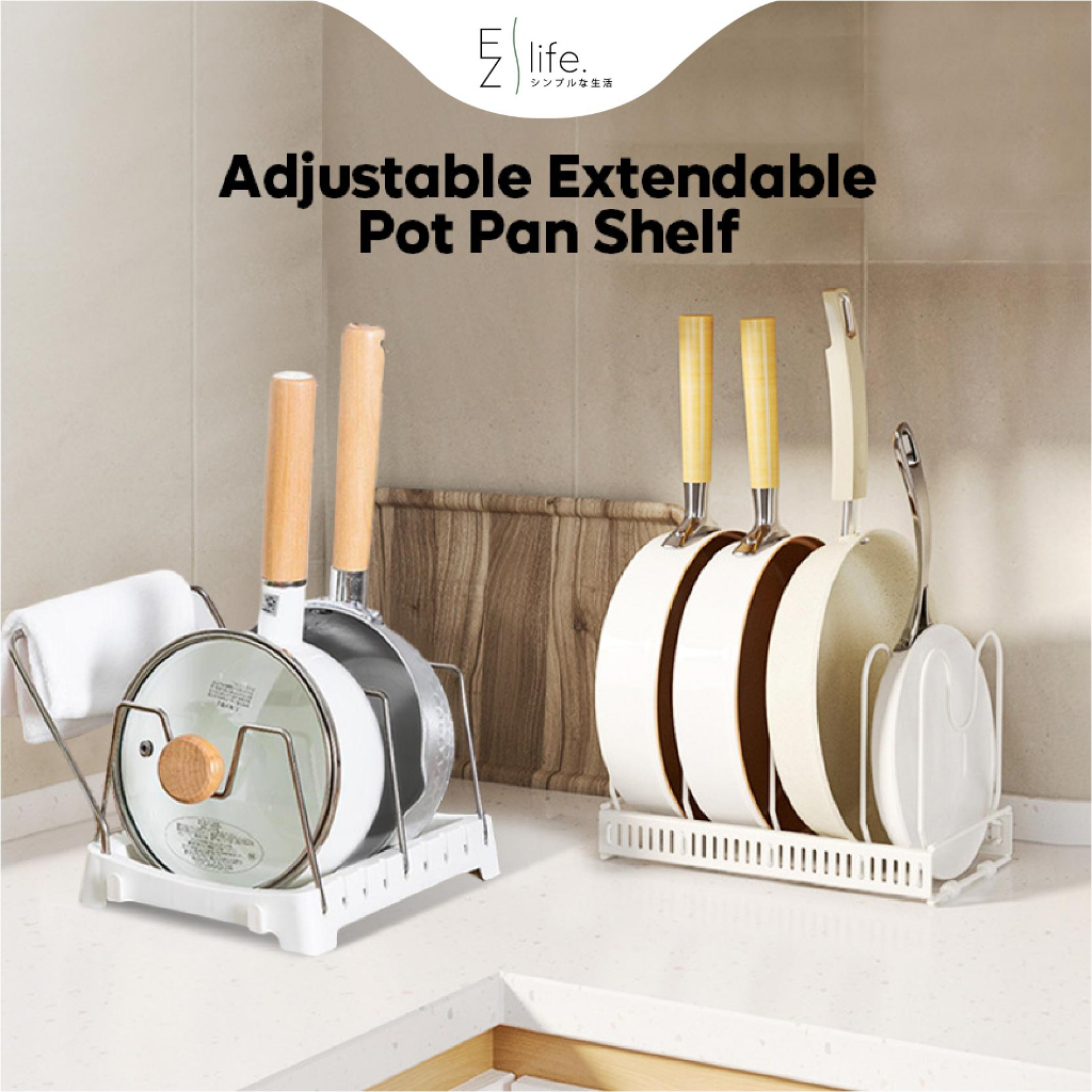 30% off Clearance Adjustable Extendable Pot Pan Shelf Rack Dish Plate ...