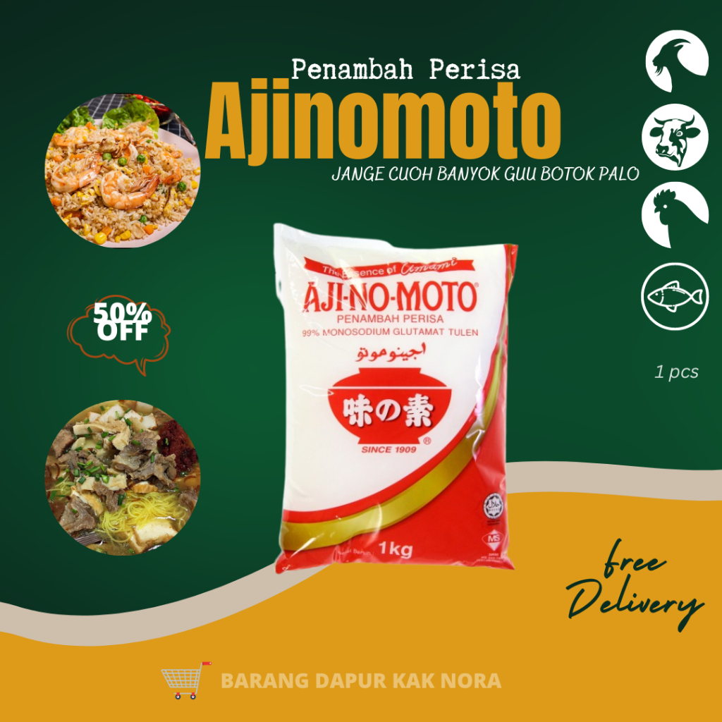 Penambah Perisa Ajinomoto (1kg) | Shopee Malaysia
