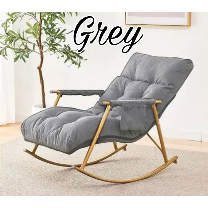 Rocking Chair Home Balcony Leisure Lunch Break Recliner Bedroom Living ...