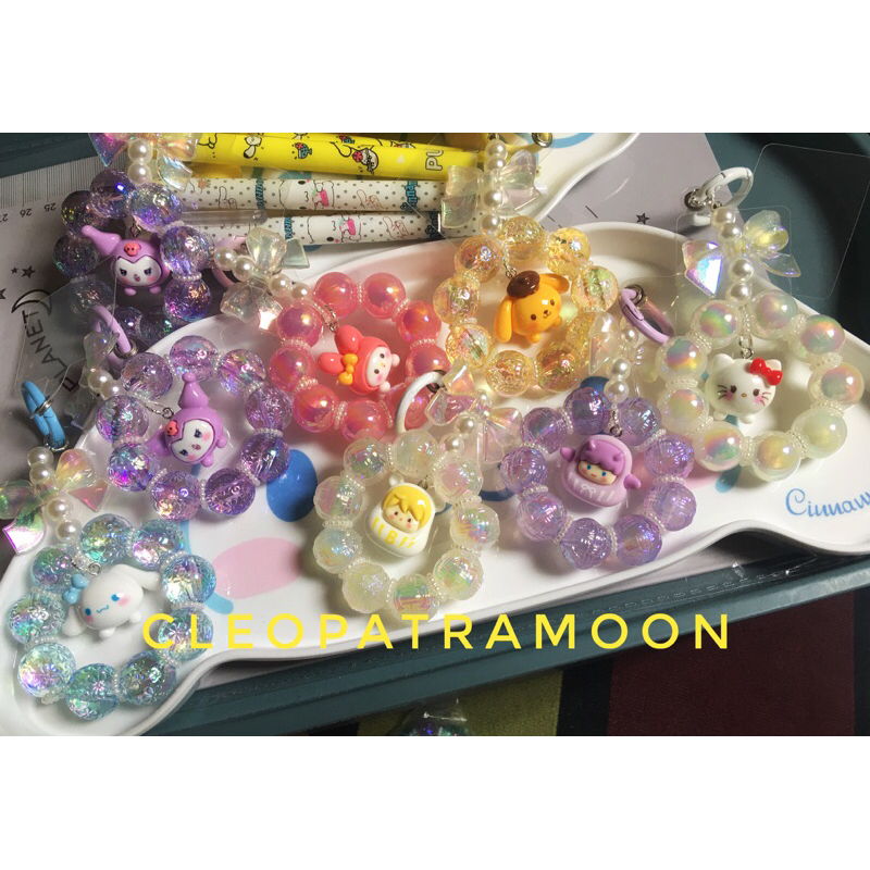Big Keychain Phone chain Sanrio Kuromi Cinna Melody Hello Kitty Purin ...