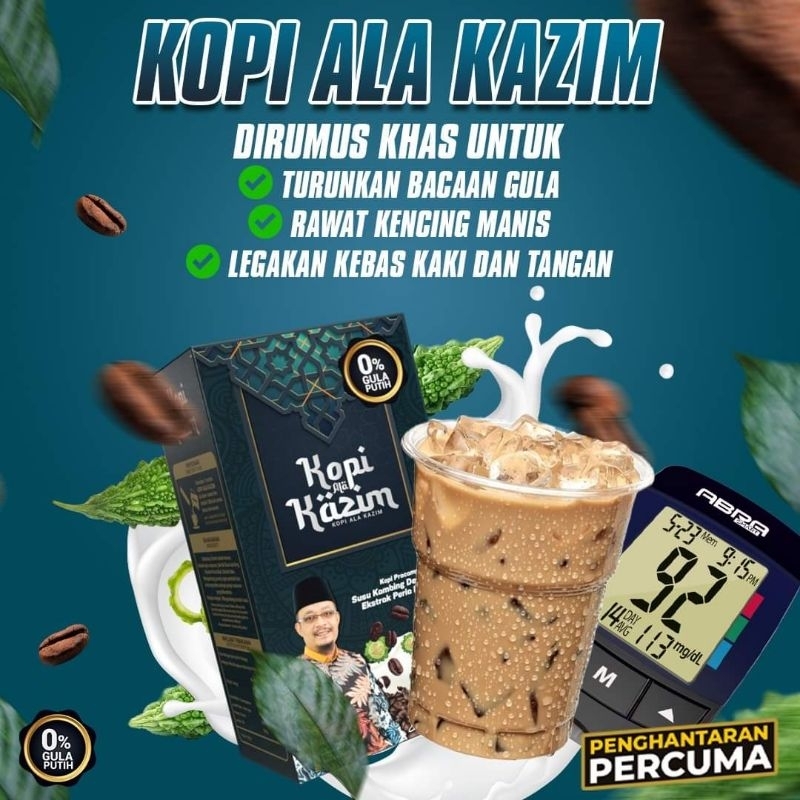 KOPI USTAZ KAZIM/KOPI ALA KAZIM + FREE GIFT | Shopee Malaysia