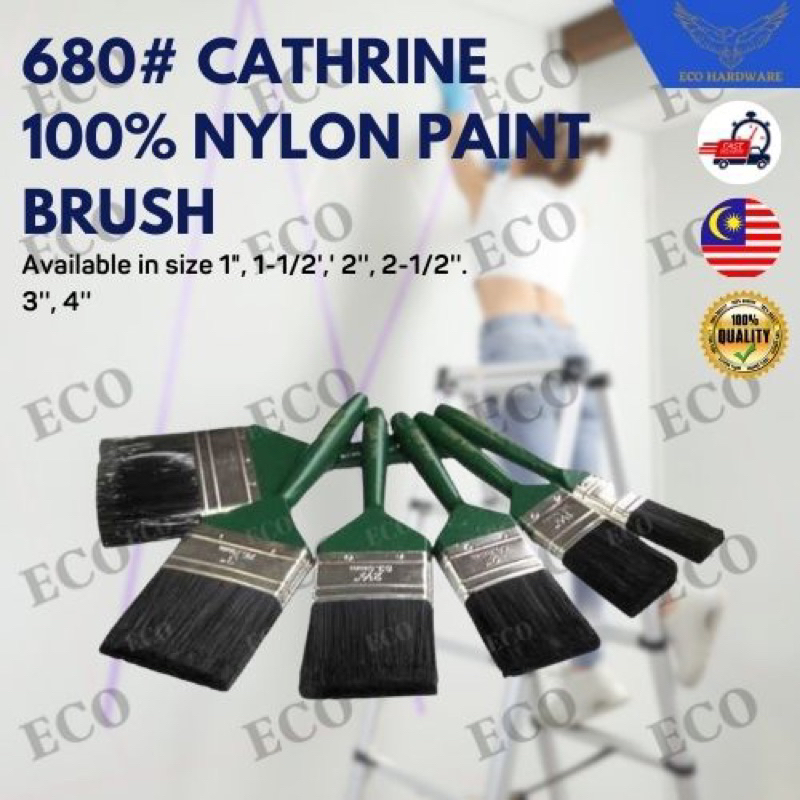 CATHRINE 680 Synthetic Nylon Paint Brush Paint Halal Berus Cat Halal Dinding Wall Painting Brush ...