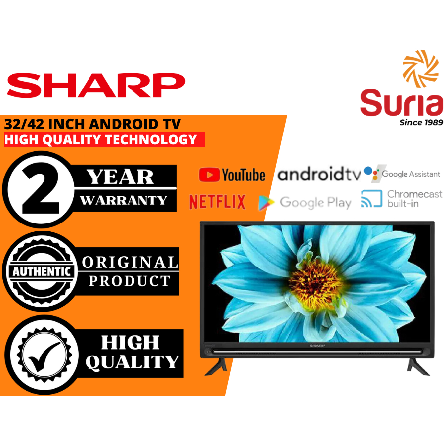 (Free Delivery Penang,Kedah & Perlis)Sharp 32/42 inch Full HD Basic ...