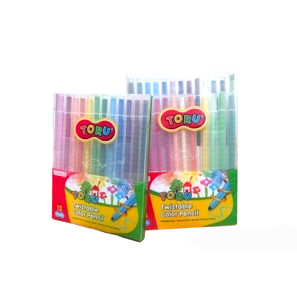Dong - A Toru Twistable Colour Pencil / Twistable Color Pencil Kids ...