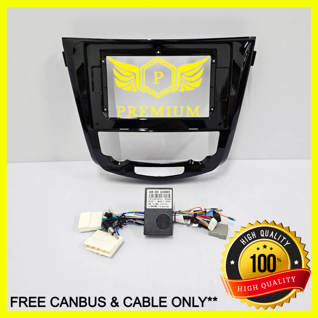 NISSAN X-TRAIL 2019-2020 (40PINS SOCKET) 10 INCH ANDROID CASING (FREE ...