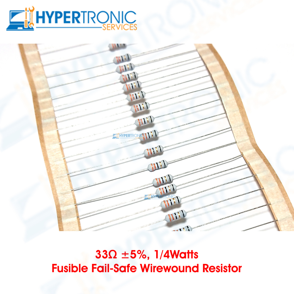 Resistor Fusible Fail Safe Wirewound Resistor 5% 0.25W 10 Ohm, 20 Ohm ...