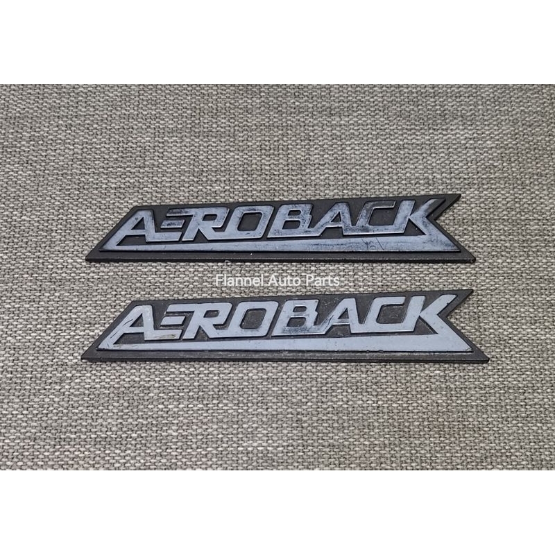 Proton Saga UK Spec, Emblem AEROBACK. | Shopee Malaysia