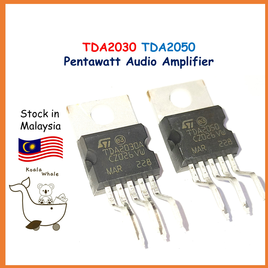 TDA2030 TDA2030A TDA2050 Audio Power Amplifier IC Pentawatt (1pc ...