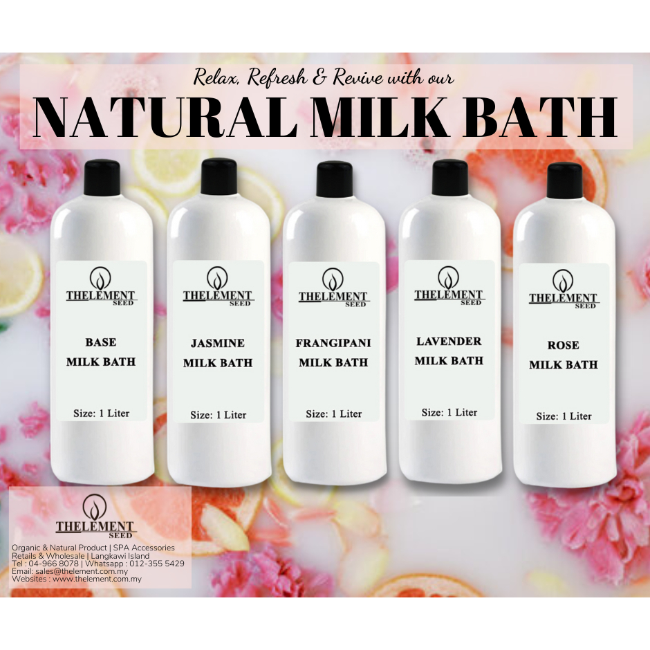 Mandian Susu Milk Bath for Bath Tub Base, Rose, Lavender, Frangipani ...