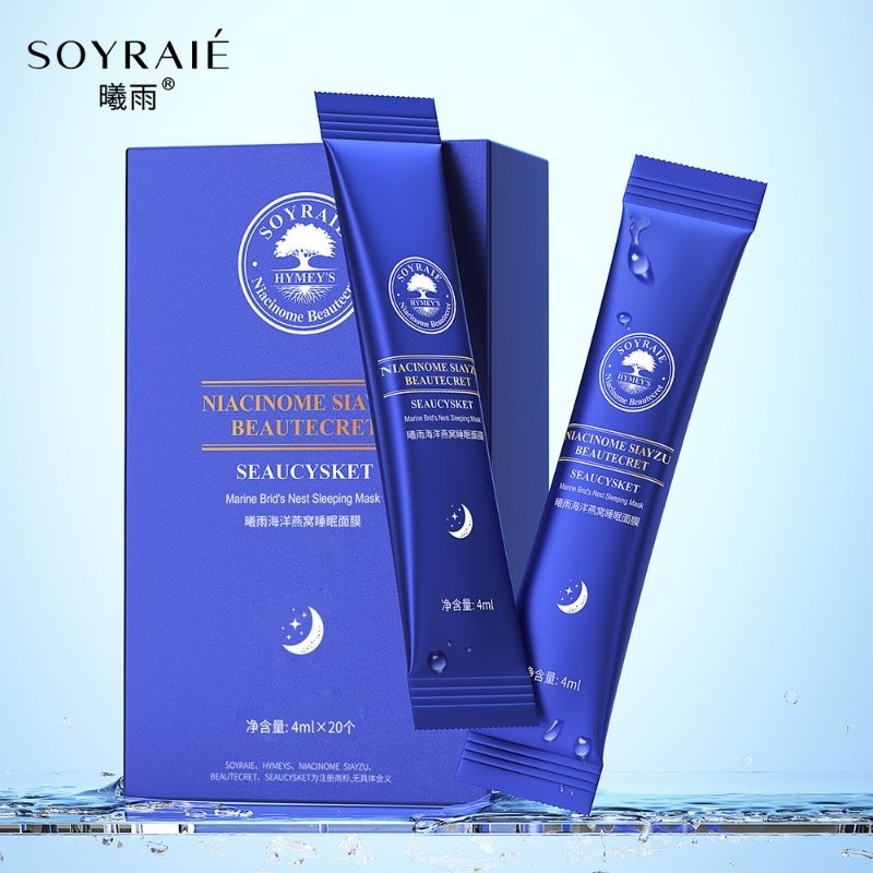 BORONG Seaucysket Sleeping Mask SOYRAIE Seaucysket Niacinome Beautecret ...