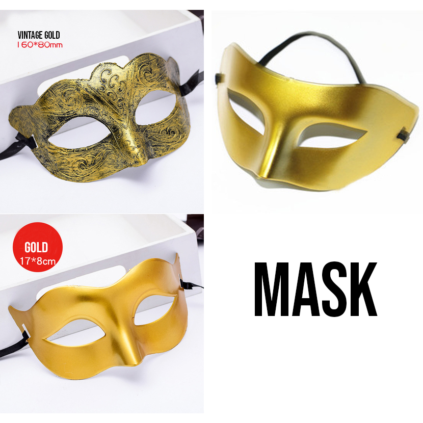 【READY STOCK】 - Mask Masquerade Props Halloween Decoration Cake Topper ...