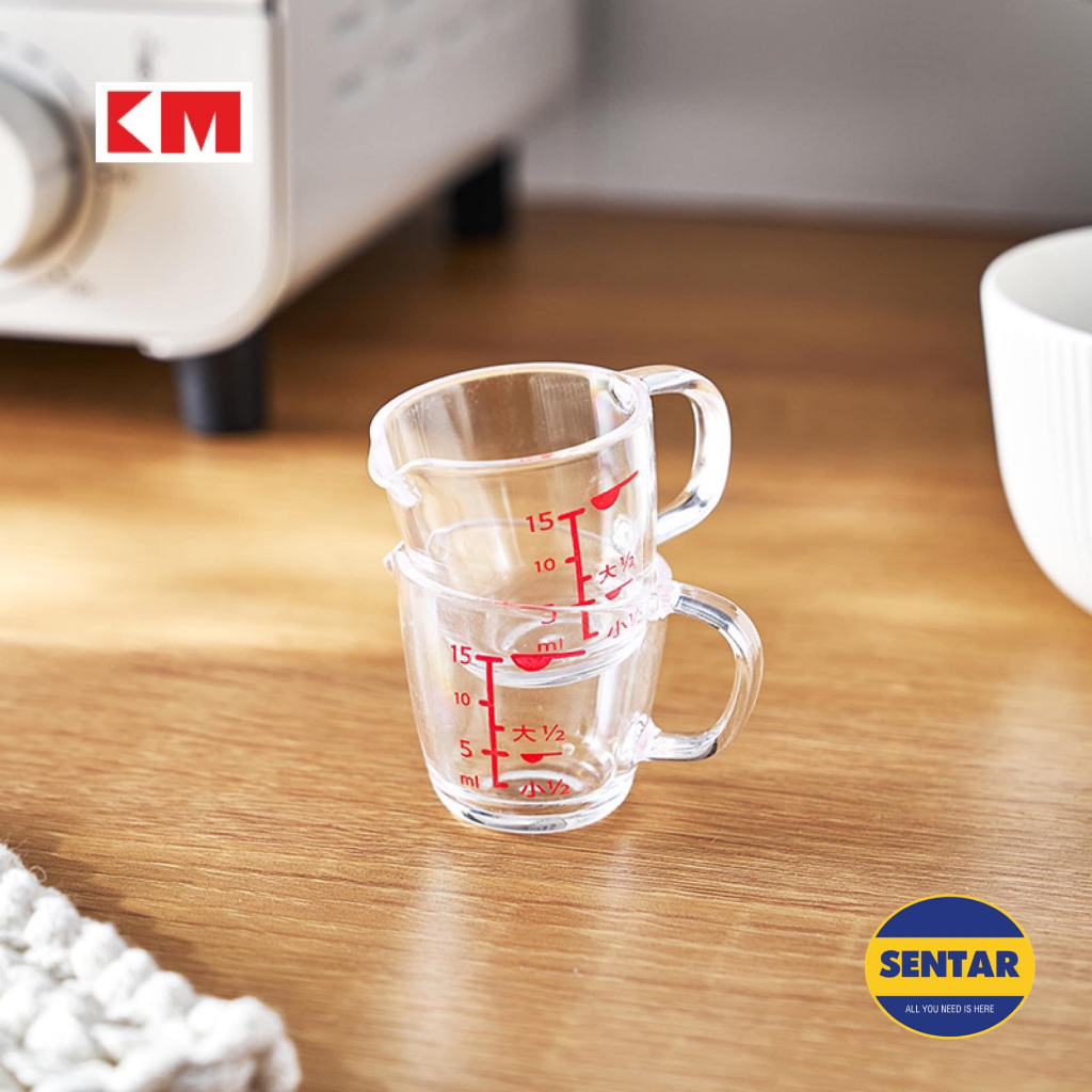 100% Ready Stock Japan KM5181 Mini Measuring Cup 15ML Simple Kitchen ...