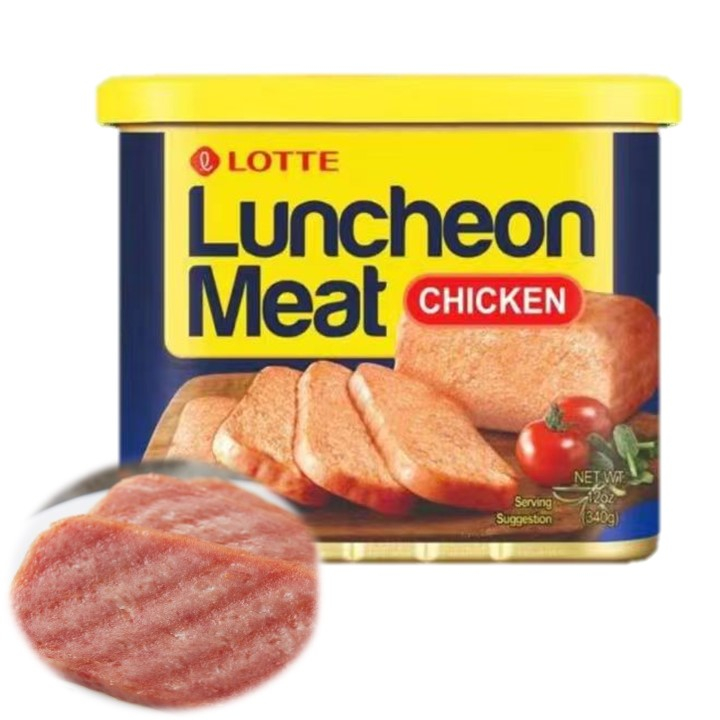 Lotte Korea Luncheon Meat (Chicken)【韩国 鸡肉午餐肉】340g x 1 TIN | Shopee Malaysia