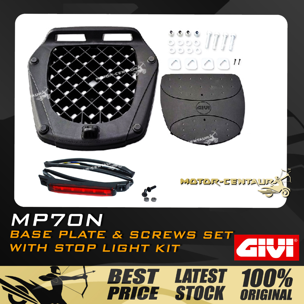 KOTAK/BOX GIVI MONOLOCK TOP CASE BOLD B32,B32N,B32NB,B32N-ADV,B32NB-ADV, B32GOLD GOLD/SILVER ...