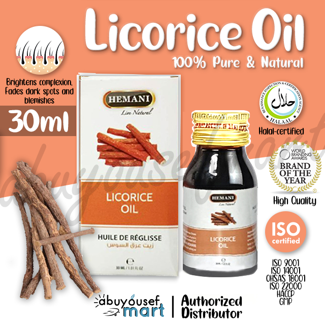 Hemani Licorice Oil 30ml | 甘草 Minyak Herba Akar Manis Liquorice ...