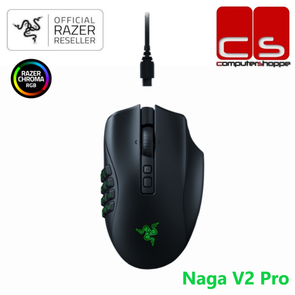 Razer Naga V2 Pro MMO Wireless Gaming Mouse | Shopee Malaysia