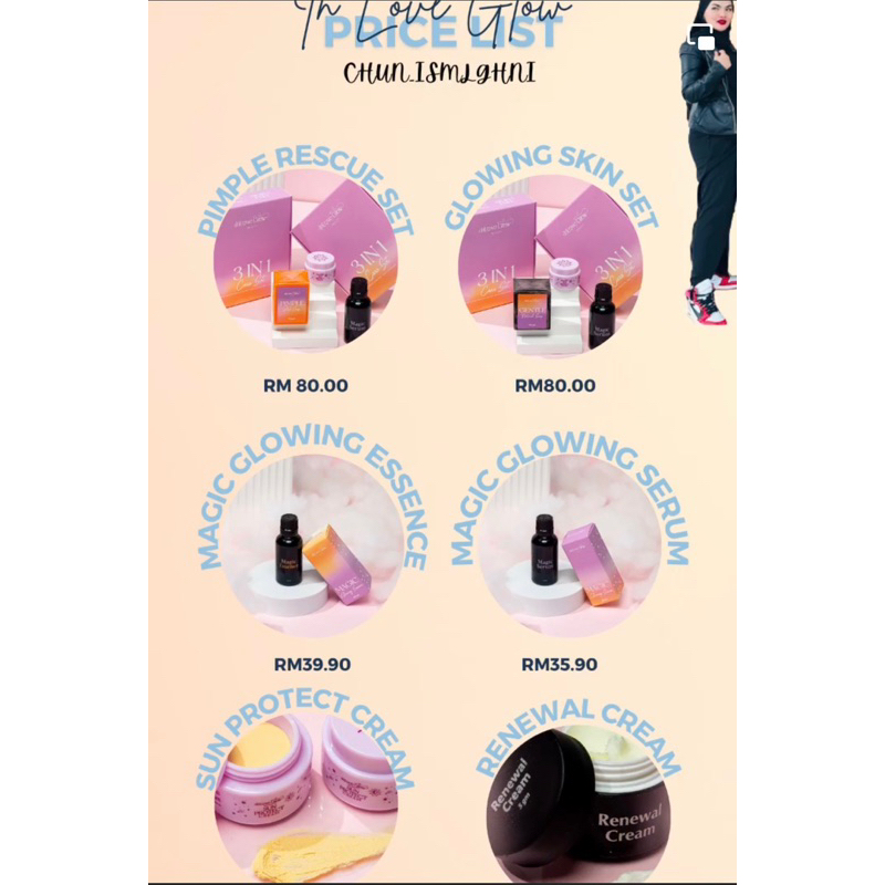 In Love Glow Beauty Set New From VsL 💯 orijinal | Shopee Malaysia