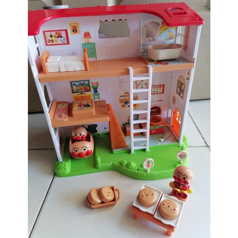 Original Anpanman Let's Play Together Korokoro Pan House Bungalow House ...