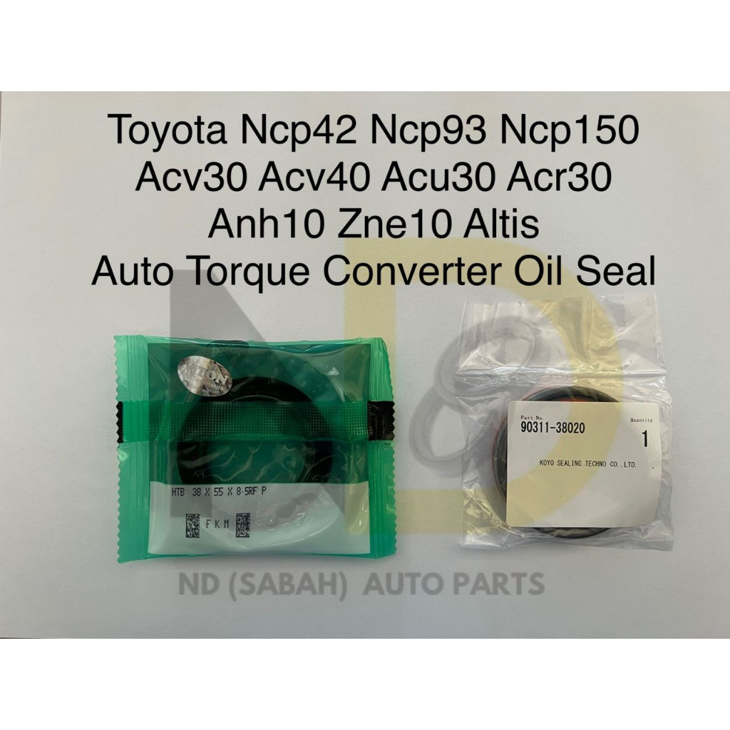 TOYOTA NCP42 NCP43 NCP150 ACV30 ACV40 ACU30 ACR30 ANH10 ZNE10 ALTIS ...