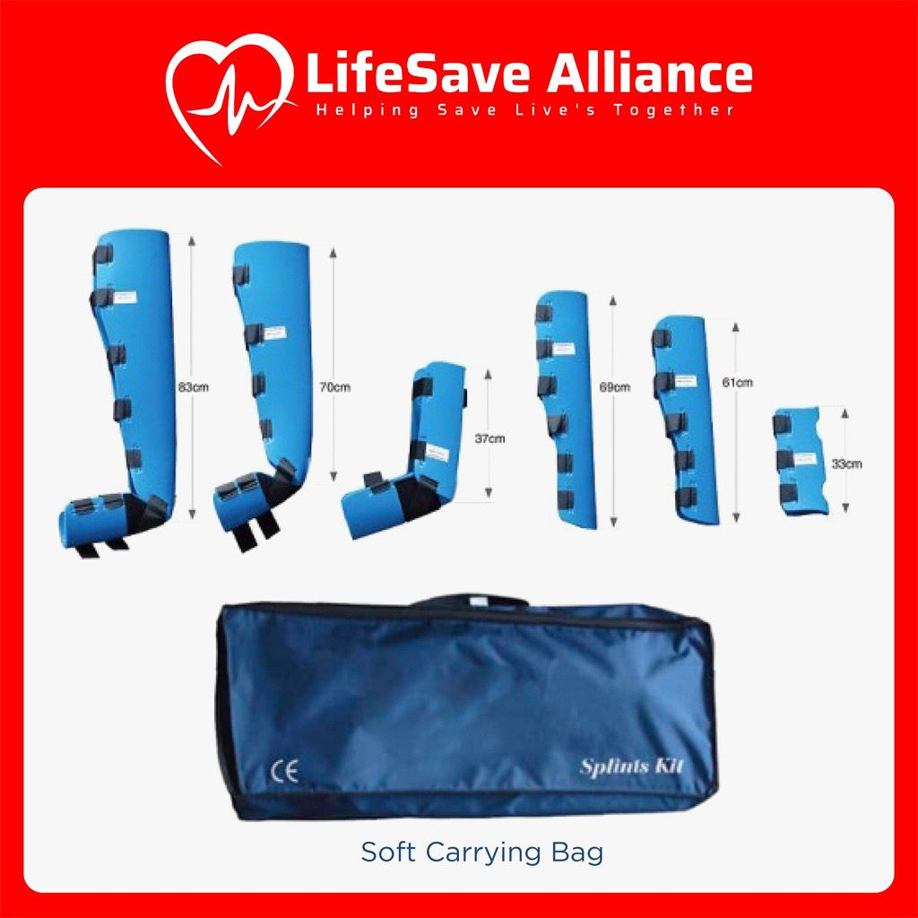 Limb Splint For Body Upper and Lower (6's/set) First Aid Medical Foam ...