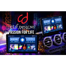 Clif Designs T -Series 2+32GB 4 CORE IPS Android Auto @ Carplay System ...