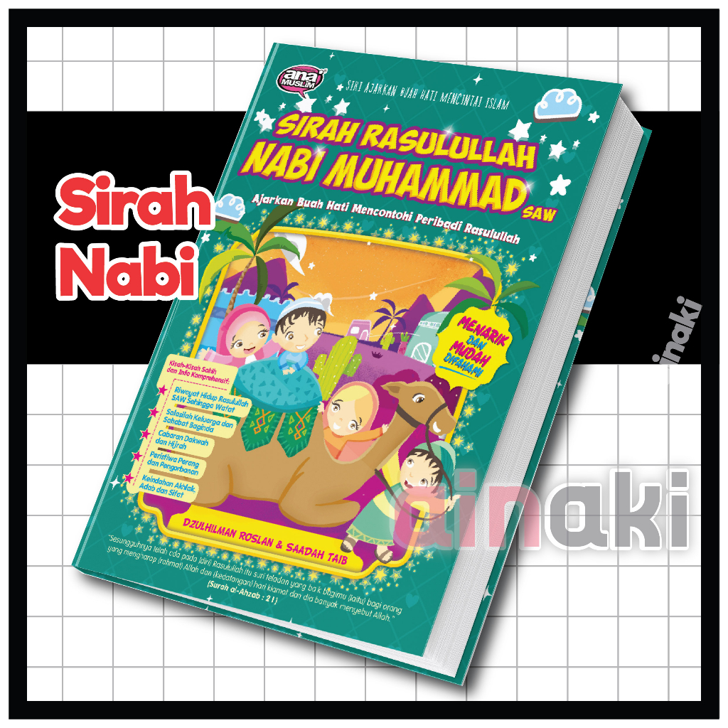Sirah Rasulullah Nabi Muhammad SAW Ajarkan Buah Hati Mencontohi ...