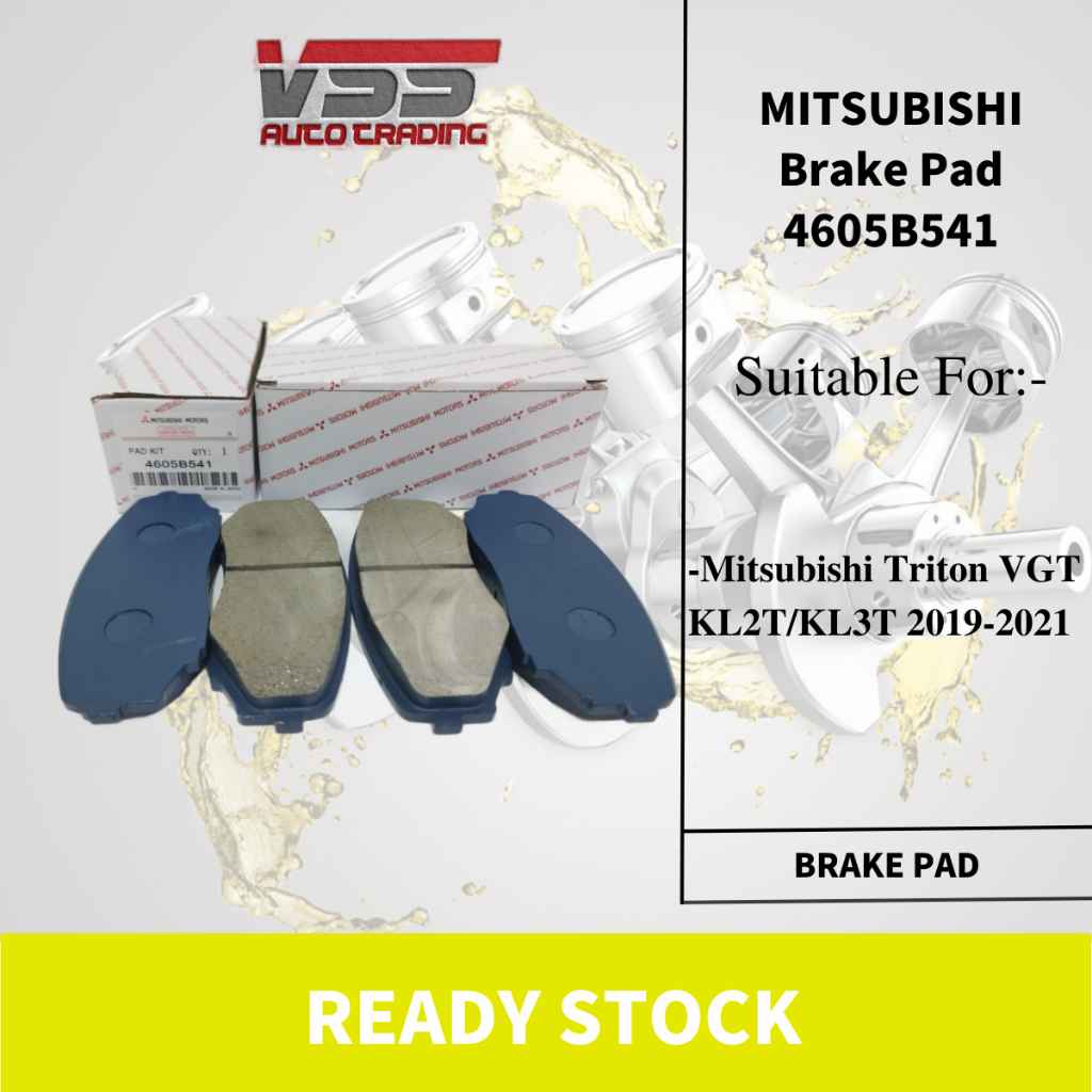 Original Mitsubishi Front Brake Pad 4605B541 for Mitshubishi Triton VGT ...