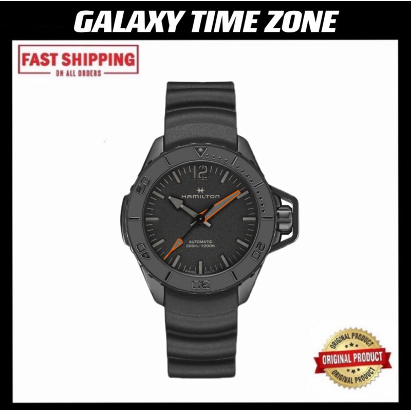Hamilton H77845330 Khaki Navy Frogman (46mm)Automatic Men’s Watch ...