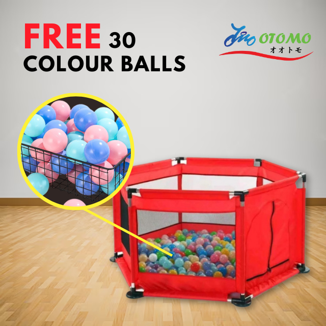 Foldable Hexagon Playpen Playground Kids Baby Play Fence Safety Play ...