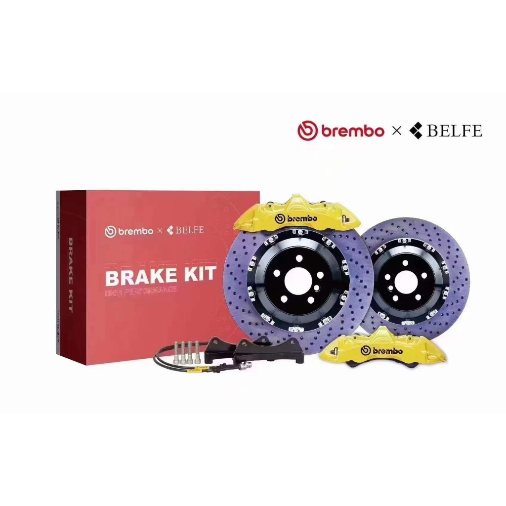 BREMBO GT6 POT BRAKE KIT WITH BELFE PAD&DISC JUNE OFFER 100% ORIGINAL ...