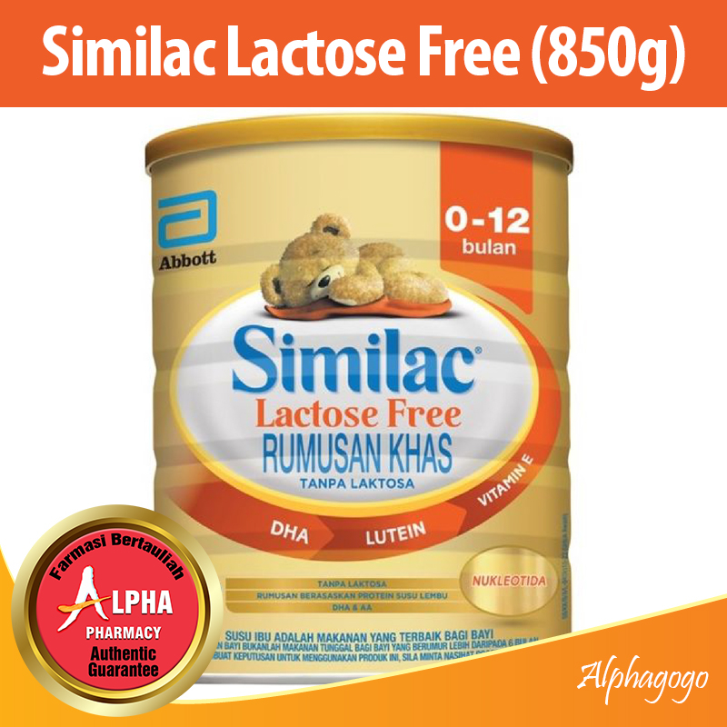 Similac Lactose Free Rumusan Khas (Age 0-12 Months) 850g | Shopee Malaysia
