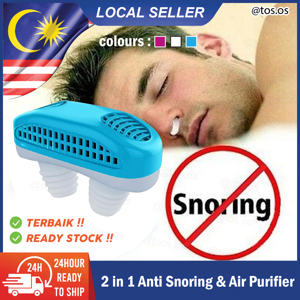 2in1 Anti Snoring Nose Purifier Relieve Nasal Congestion Anti Snore ...