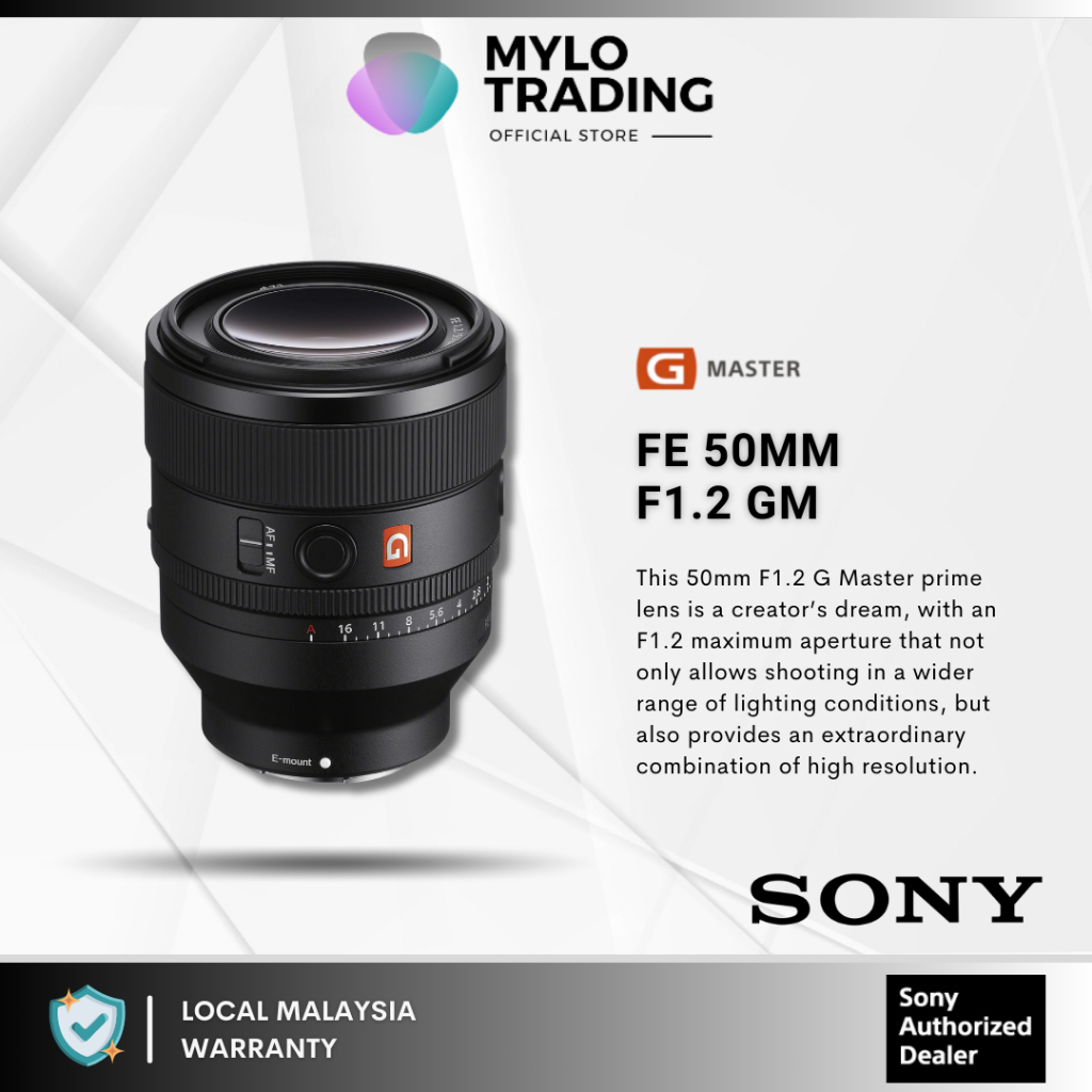 Sony FE 14mm F1.8/FE 24mm F1.4/FE 35mm F1.4/FE 50mm F1.2/FE 85mm F1.4/FE 135mm F1.8/FE 100mm F2 ...