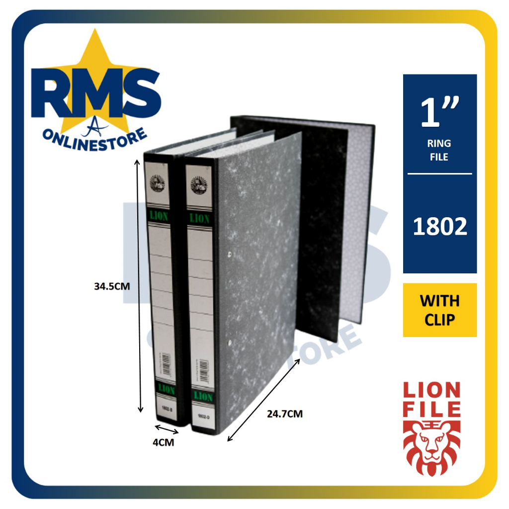 LION Arch File Size 401 / 402 / 403 / 1801 / 1802 / Box File with sheet ...
