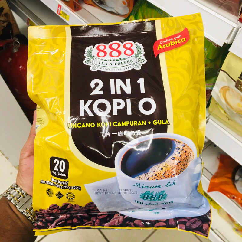 Kopi O 2 in 1 Uncang kopi campuran + gula 20s x 25g | Shopee Malaysia