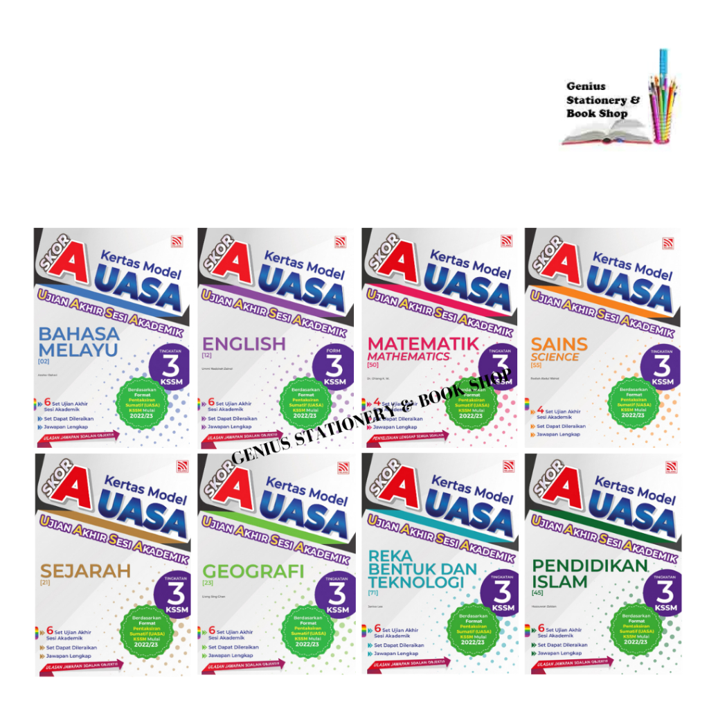 Buku Latihan: SKOR A Kertas Model UASA Tingkatan 3 | Shopee Malaysia