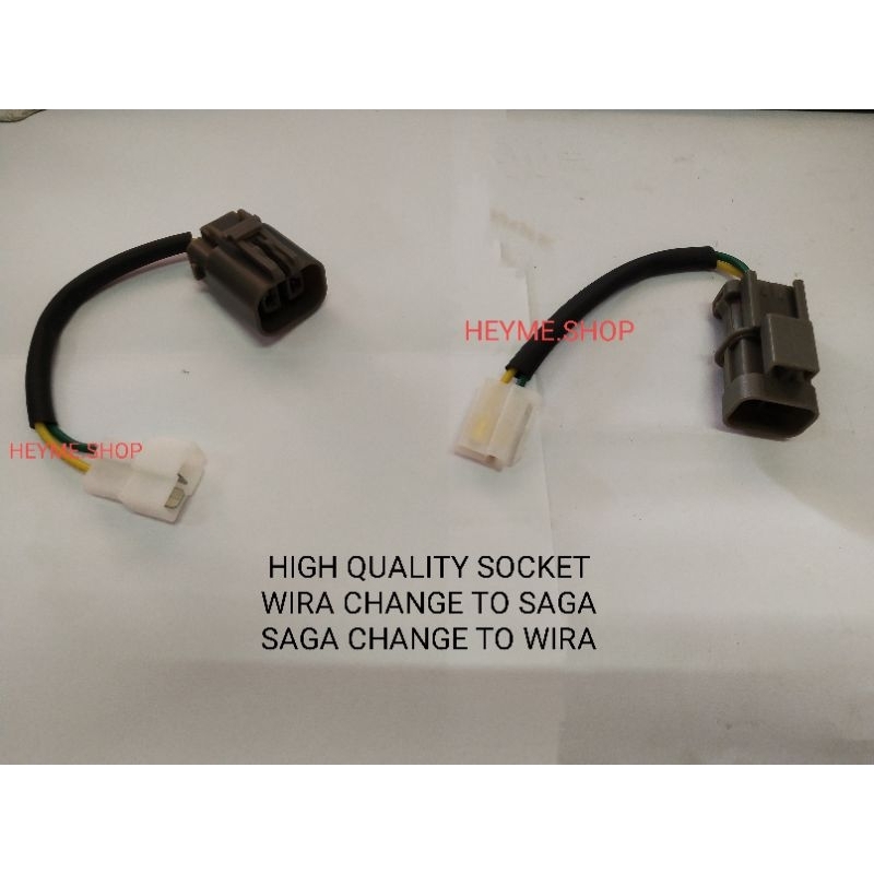 Universal Type Proton Wira Alternator to Saga Modify Alternator Socket ...