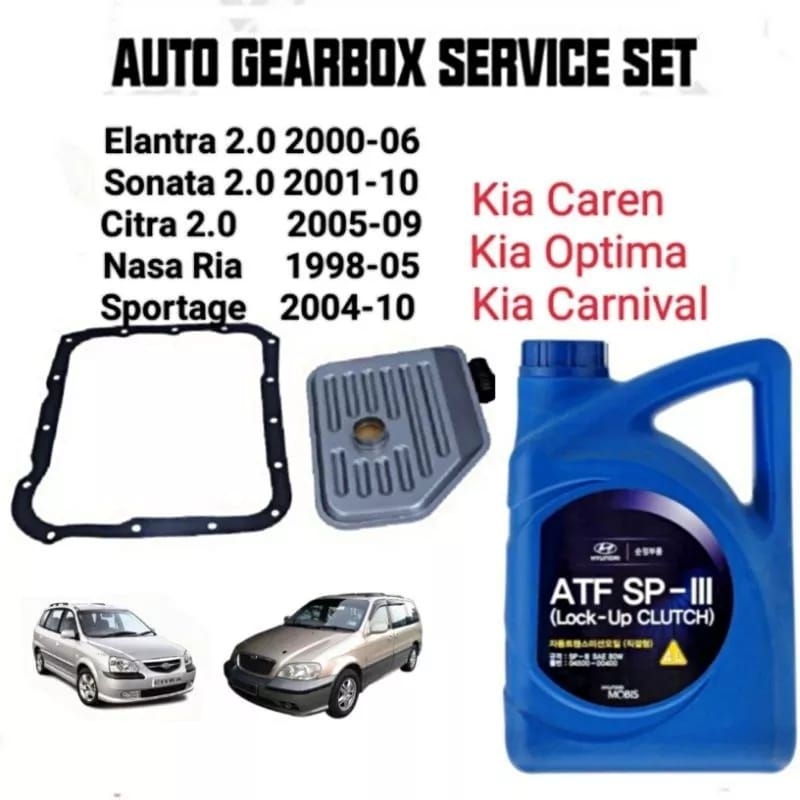 Hyundai Citra Sonata Tucson Elantra Auto Filter ATF service set (SPlll ...
