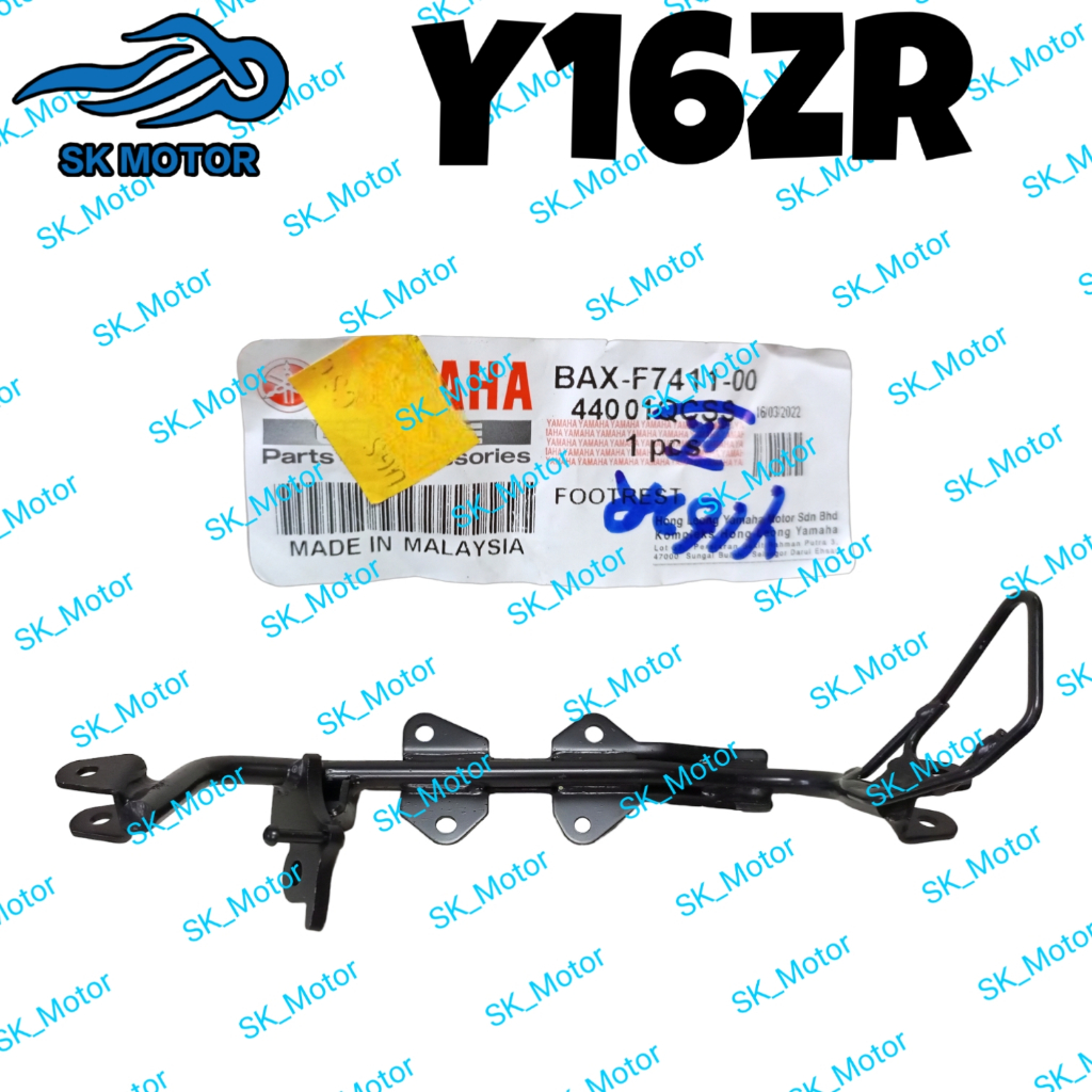 Yamaha Y16ZR Y16 Y15ZR Y15 V1 V2 Original Front Step Bar Footrest Bar ...