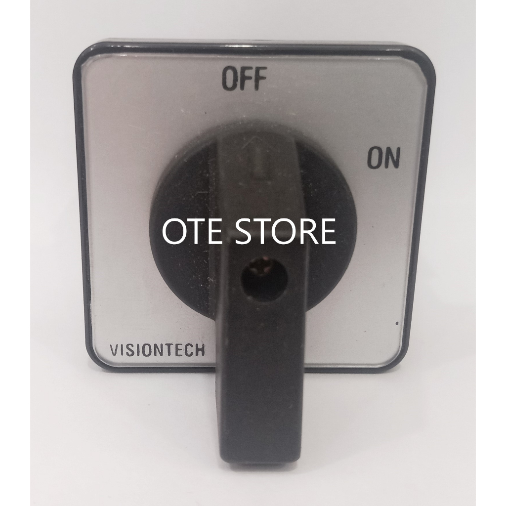 VISIONTECH 48X48mm KSA-101 20A 1POLE ON/OFF SELECTOR SWITCH | Shopee ...