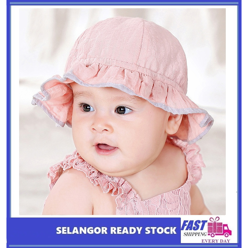 Selangor Ready Stock Kids Girl Newborn Baby Fisherman Spring Summer Hat ...