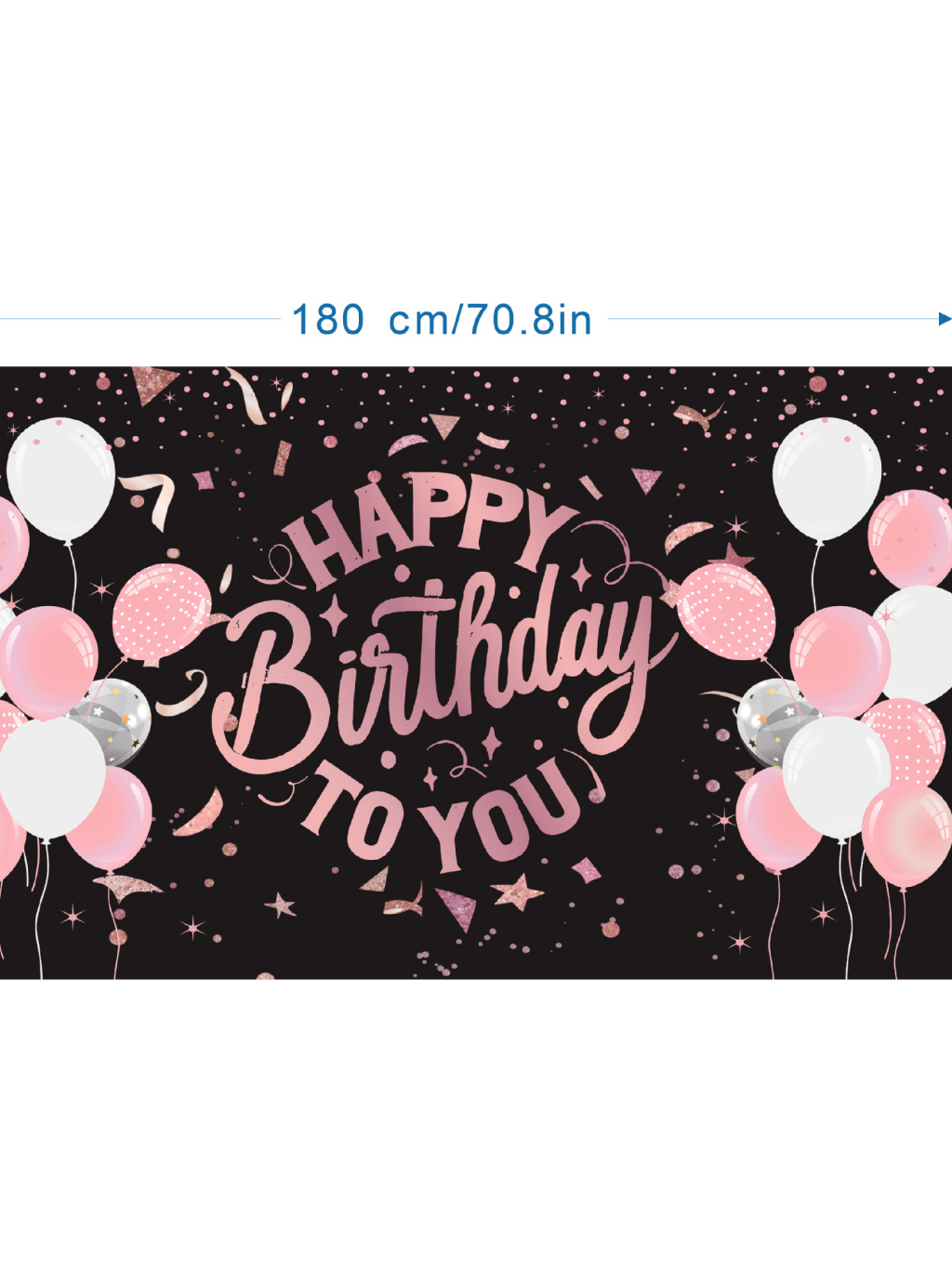 Birthday Party Poster Decoration Reusable Poster Wallpaper Background ...