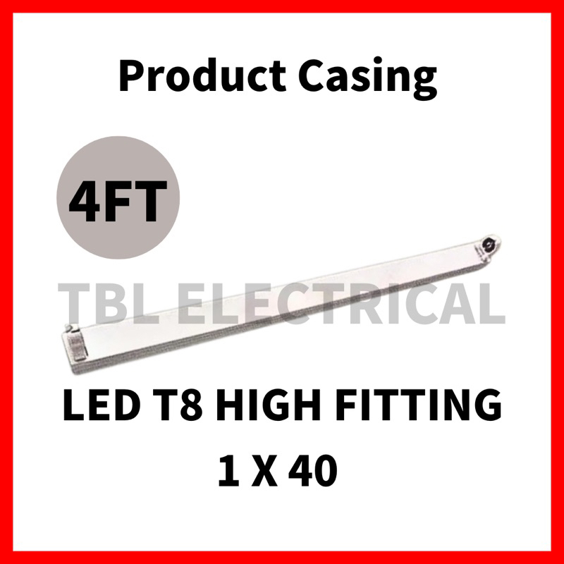 LED T8 Casing Fitting led T8 Single Casing 2ft 4ft 2 feet 4 feet Casing ...