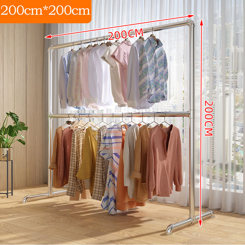 Double Pole Clothes Drying Hanger Rack/ampaian penyidai rak tempat ...