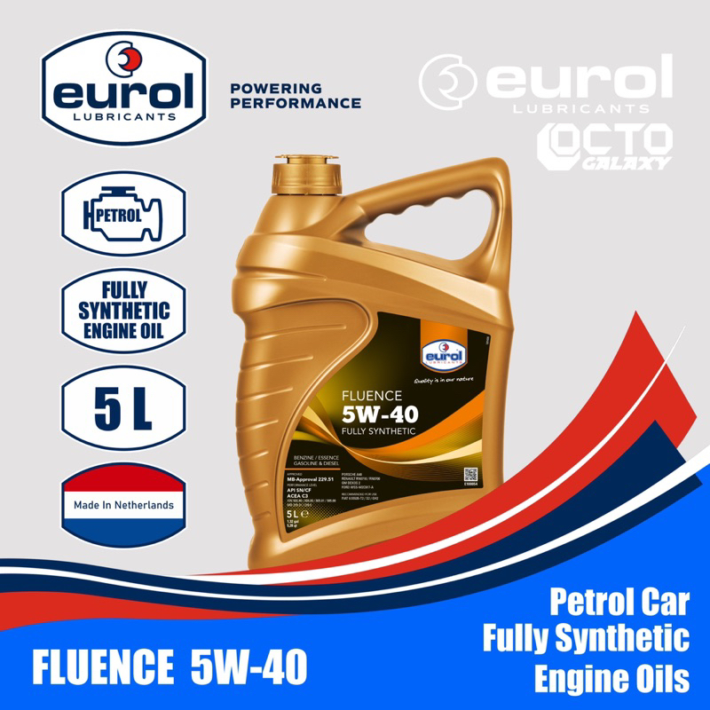 Eurol Fluence 5W40 (5L) | Shopee Malaysia